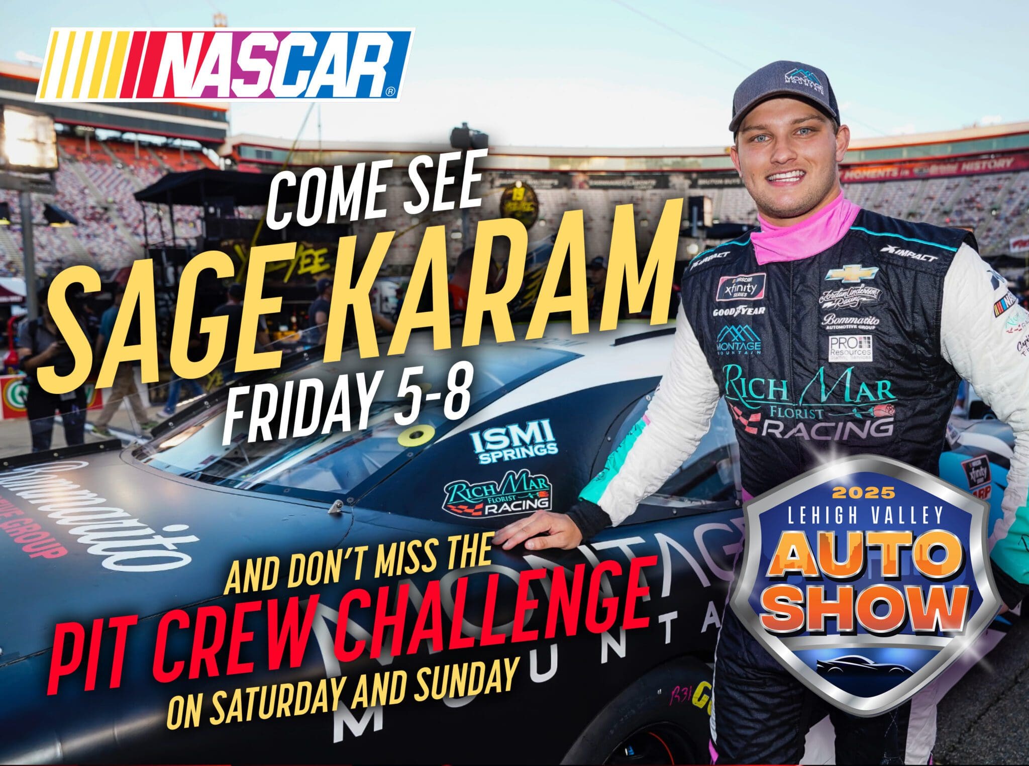 Meet NASCAR Driver Sage Karam - GLVADA